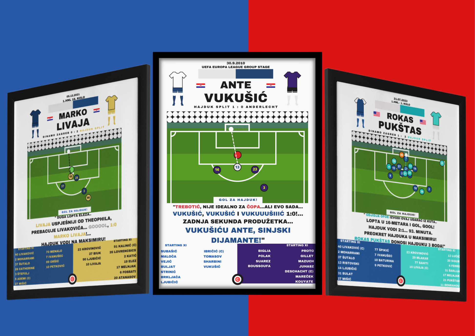 Hajduk Split Bundle (Livaja, Pukštas, Vukušić) | Best Price in 2024 at ...